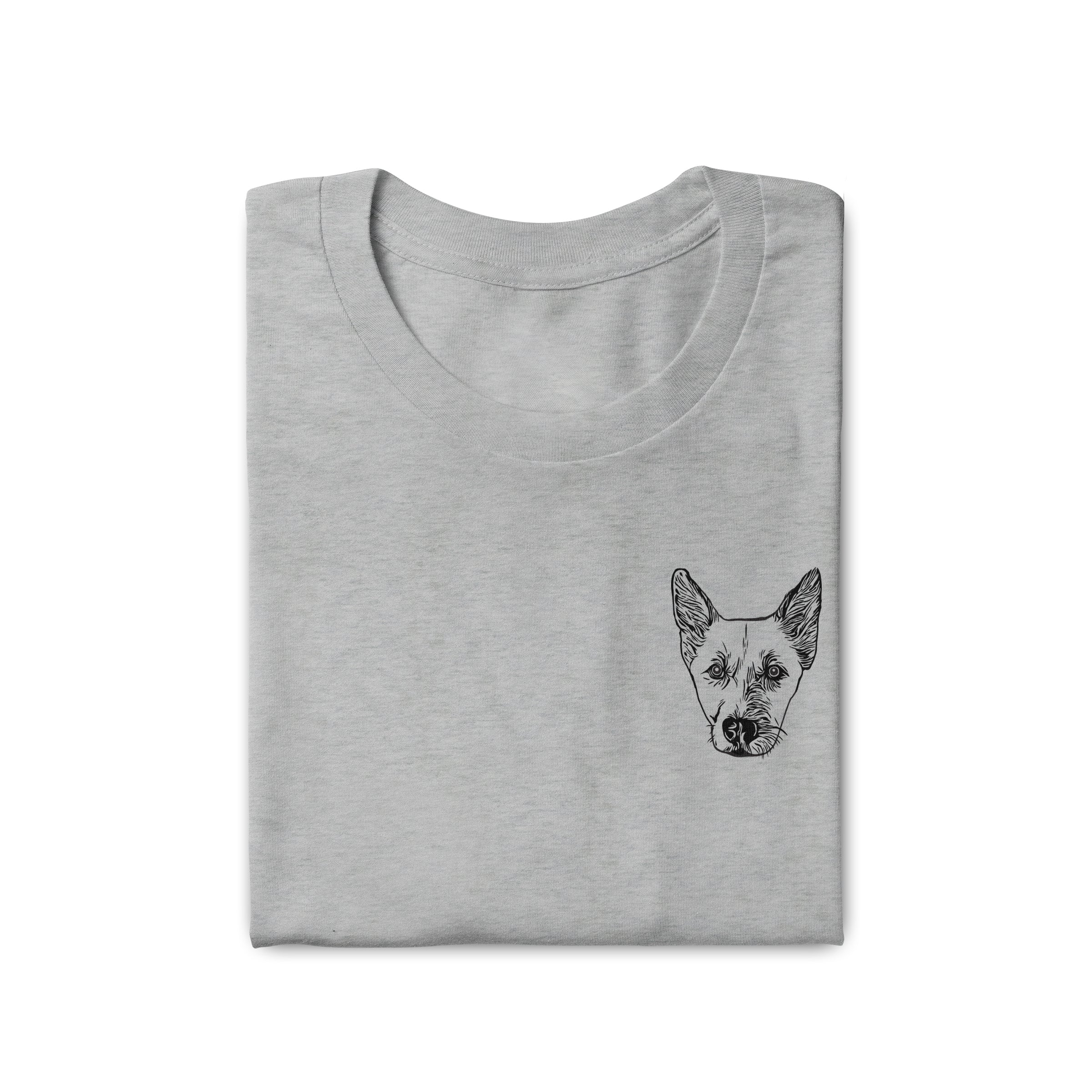 Custom Shirt with Dog Face | Personalized Dog Shirt | Wagged Tails