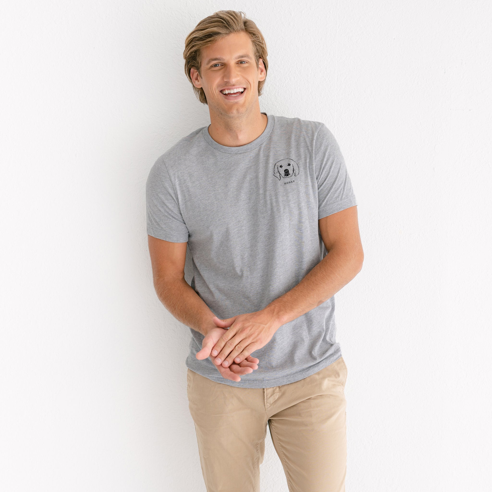 Custom Shirt with Dog Face | Personalized Dog Shirt | Wagged Tails